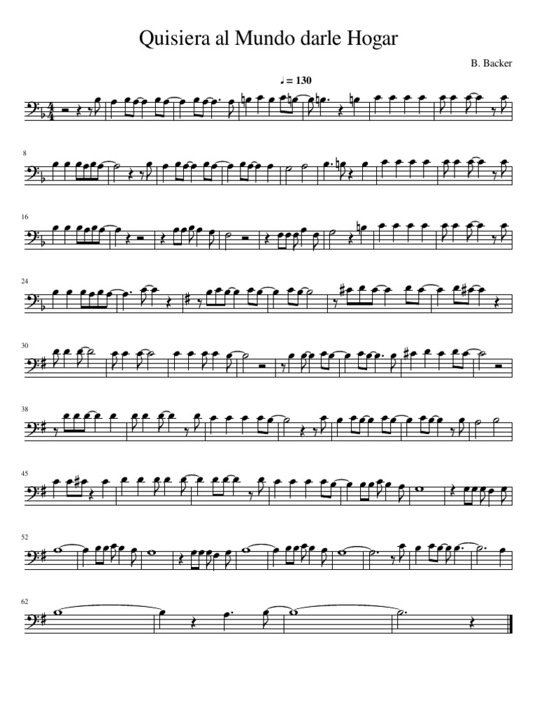 Quisiera Al Mundo Darle Hogar PDF | PDF