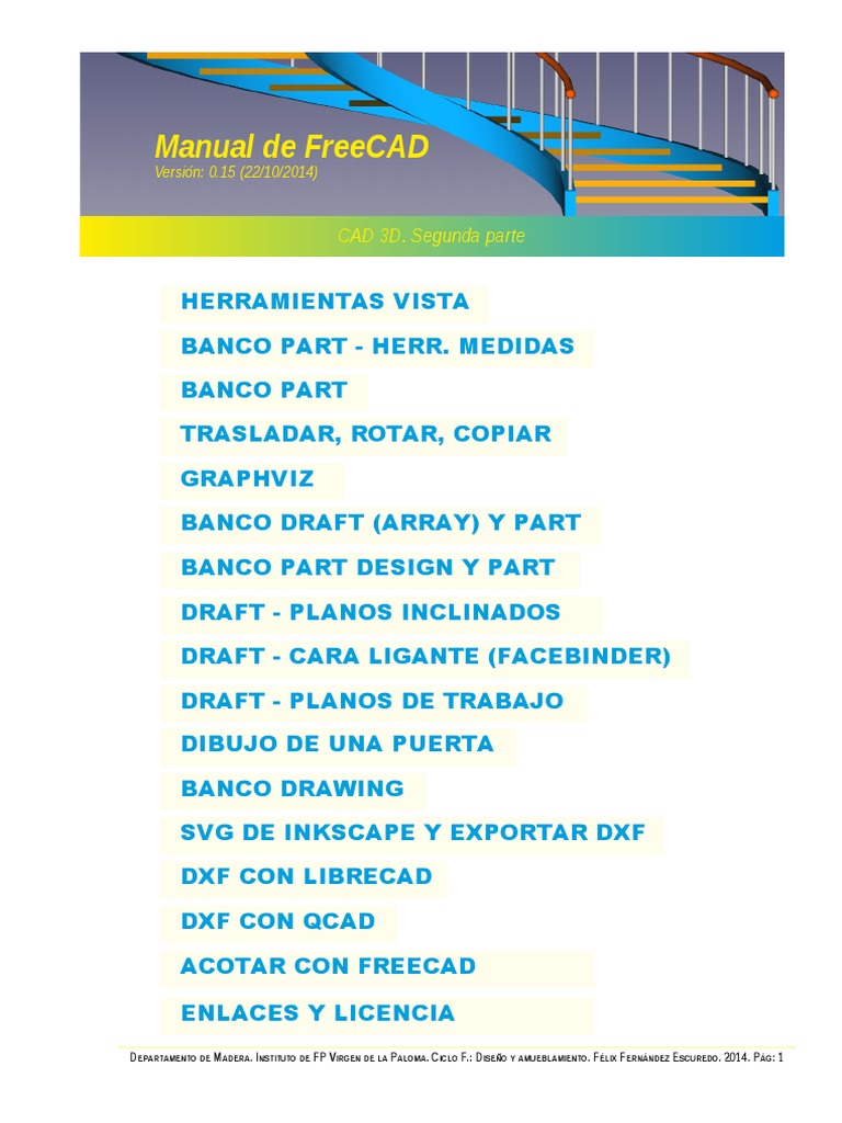 Manual Tutorial Freecad Segunda Parte | PDF | Point and Click | Ventana ...