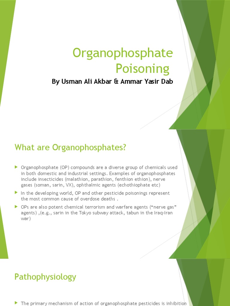 Organophosphate Poisoning | Acetylcholine | Medical Specialties