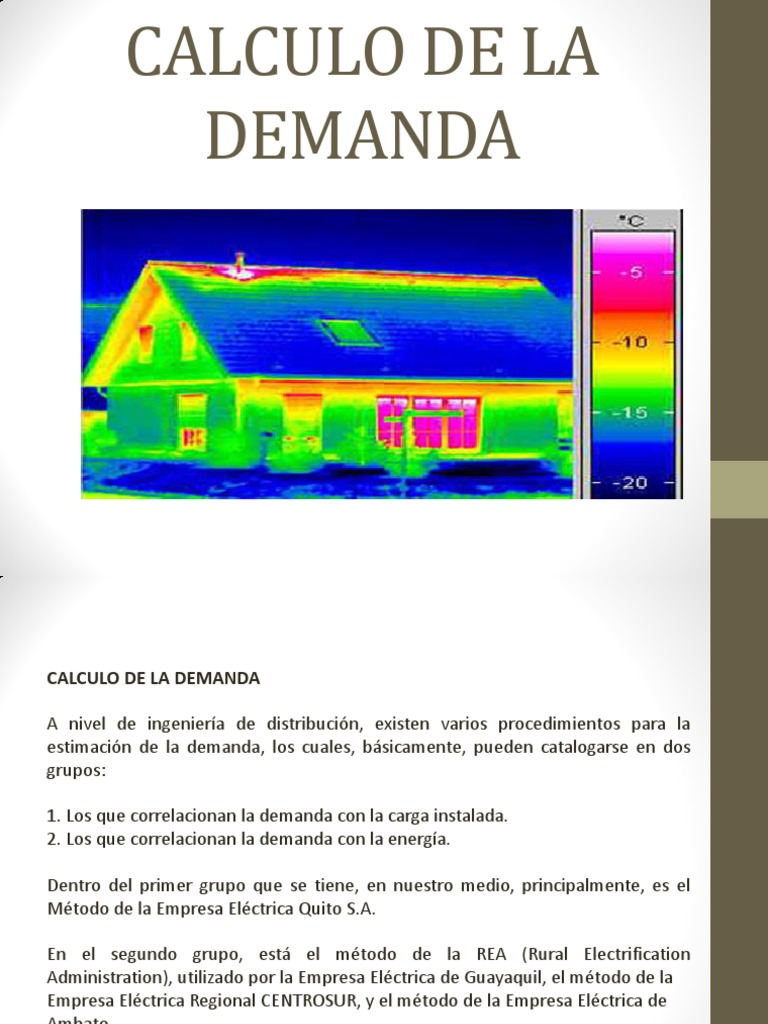 Métodos de Cálculo de Demanda Eléctrica | PDF | Transformador | Vatio