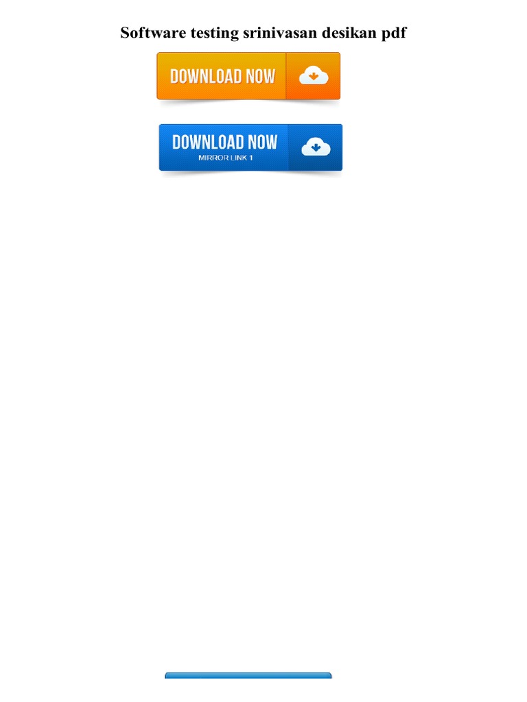 Software Testing Srinivasan Desikan PDF | PDF | Software Testing ...