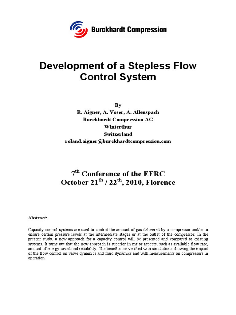 Valvulas STEPLESS | PDF | Control Theory | Valve