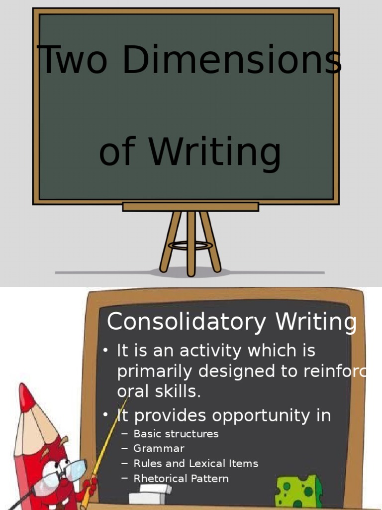 Two Dimensions in Writing | PDF | Reading Comprehension | Sentence ...