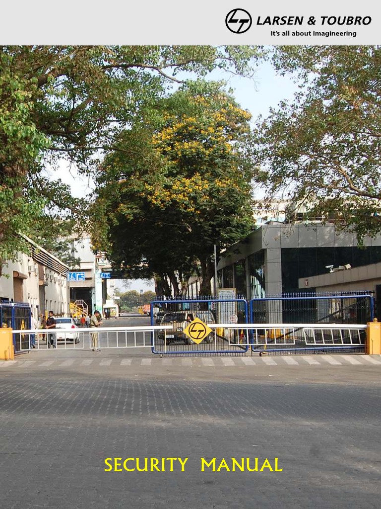 Security Manual FINAL - 6!5!10 | PDF | Security Guard | Security