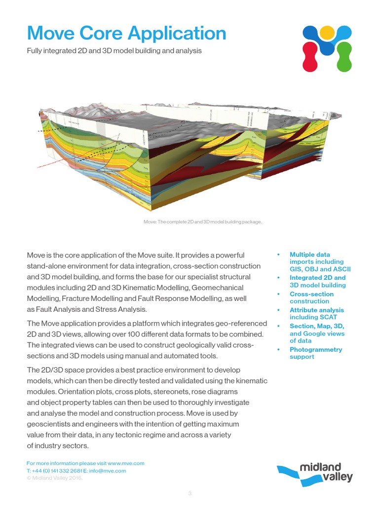 2016 Brochure MoveCore PDF | PDF | 3 D Modeling | 2 D Computer Graphics