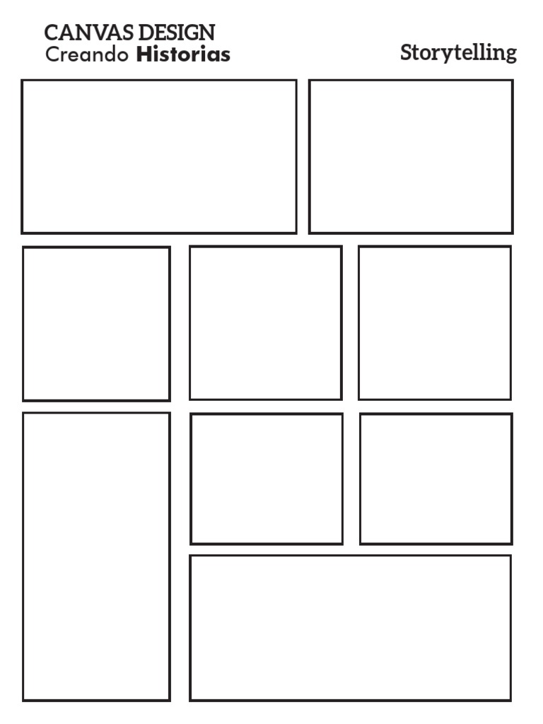 Creando Historias: Storytelling Canvas Design | PDF
