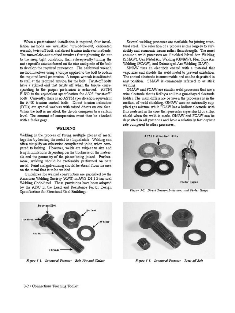 Figure 3-2. Direct Tension Indicators and Feeler Gages | Download Free ...