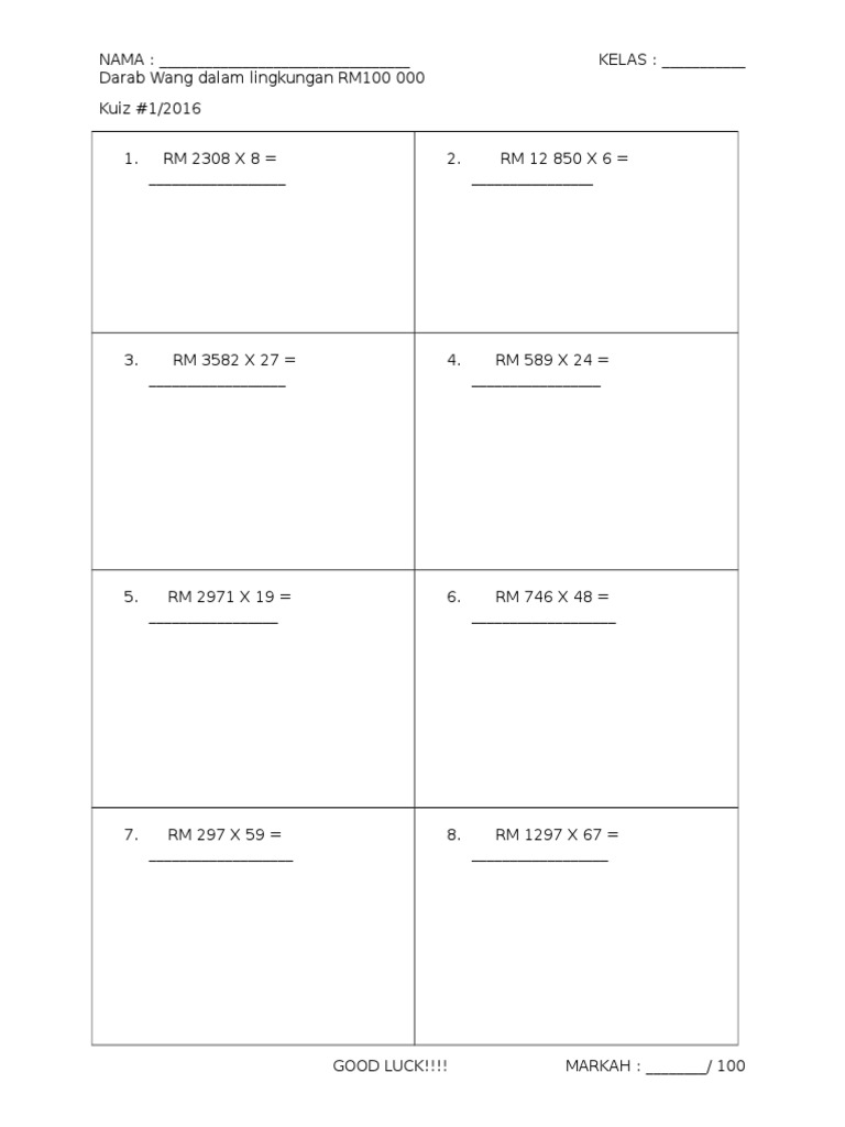 Darab Wang Dalam Lingkungan RM100 000 | PDF