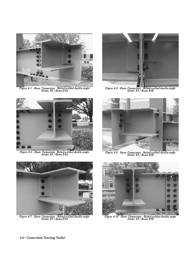 Shear Connection Designs Using Bolted-Welded Double Angles for Girder ...