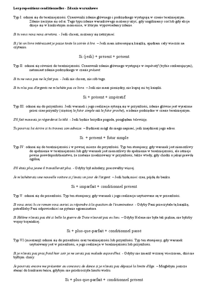 Les Propositions Conditionnelles | PDF