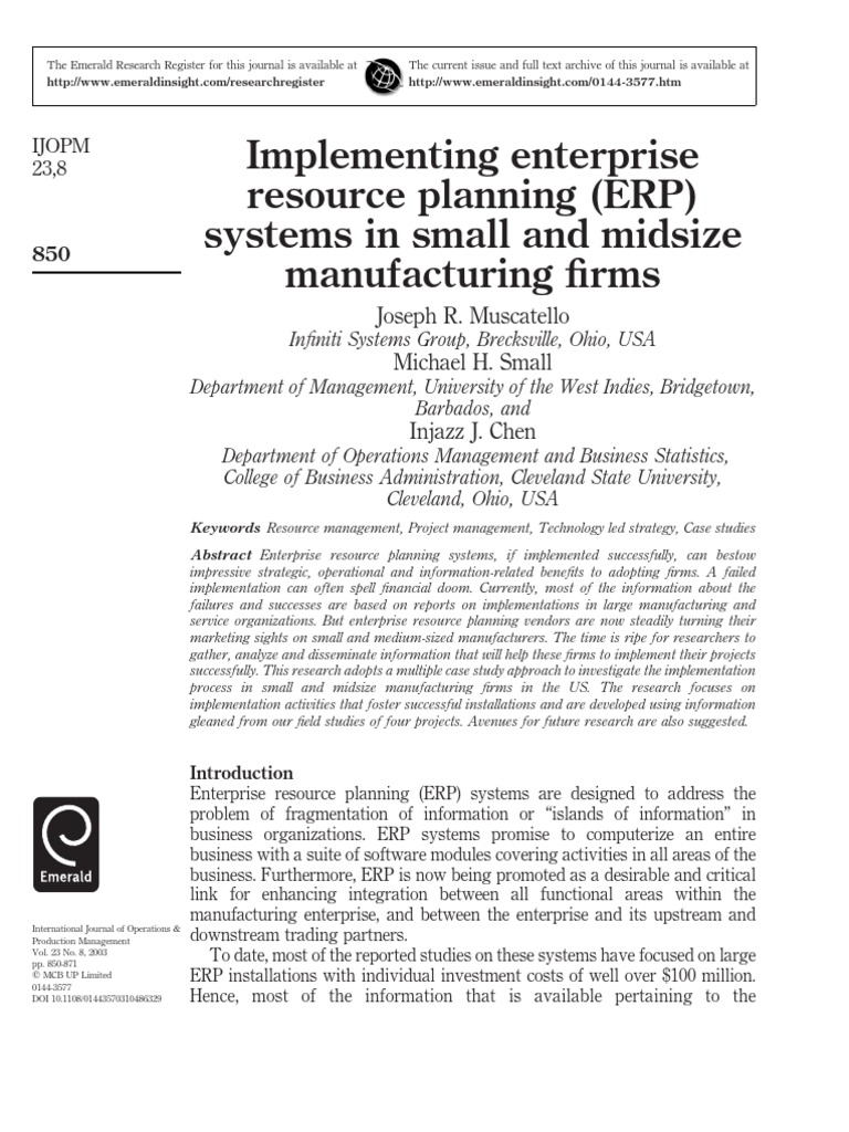 Erp2 PDF | PDF | Enterprise Resource Planning | Business Process