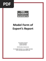 Sample Expert Report Template | PDF | Social Institutions | Social Science