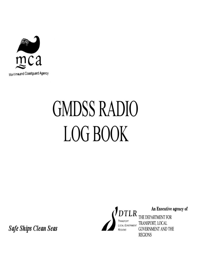 GMDSS RADIO LOG BOOK.pdf | Sea Captain | Radio