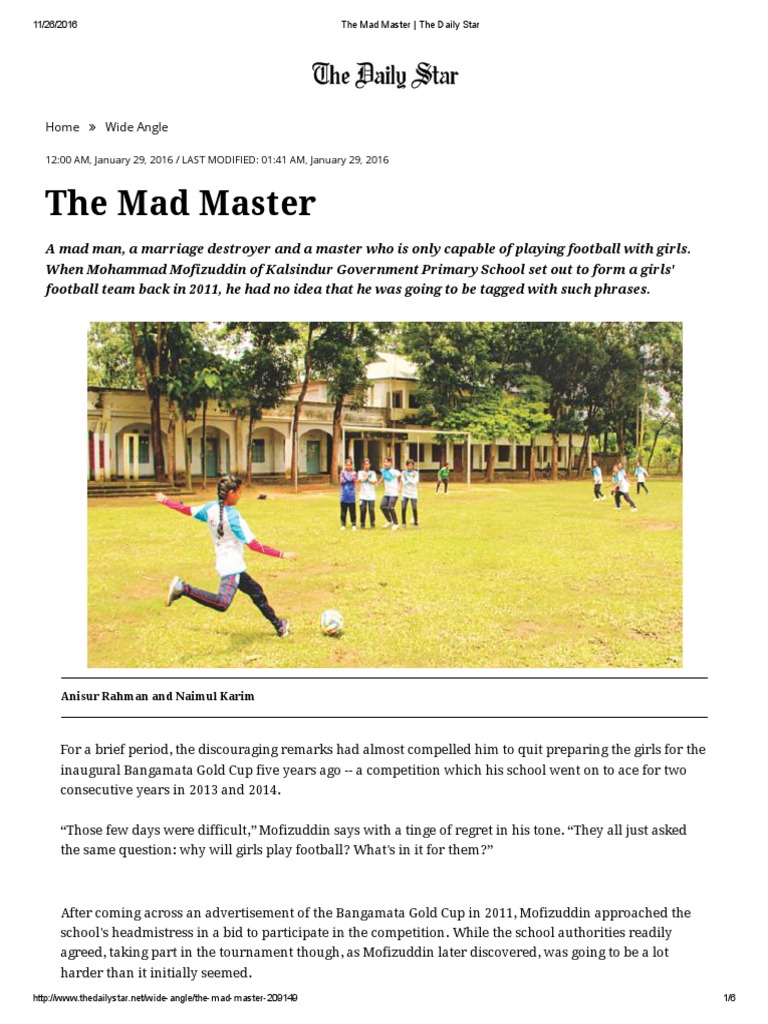 The Mad Master: Home Wide Angle | PDF