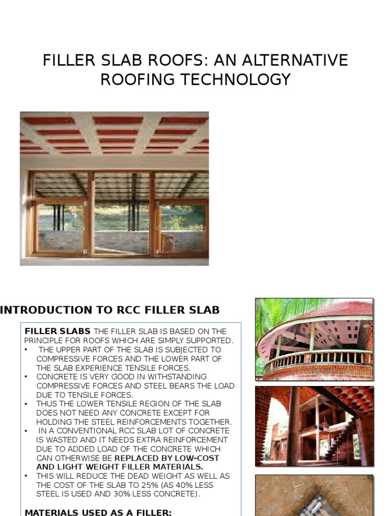 Filler Slab Roofs | PDF | Leisure