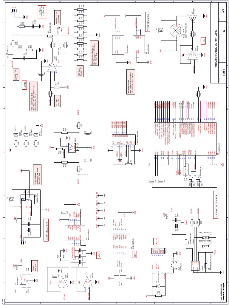 Arduino Programmable Constant Current Power Resistance Load - Schematic | PDF | Electrical ...