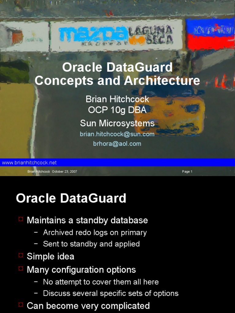 Oracle DataGuard for DBAs | PDF | Data Management | Digital Technology