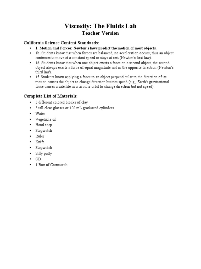 Viscosity T | PDF | Viscosity | Force