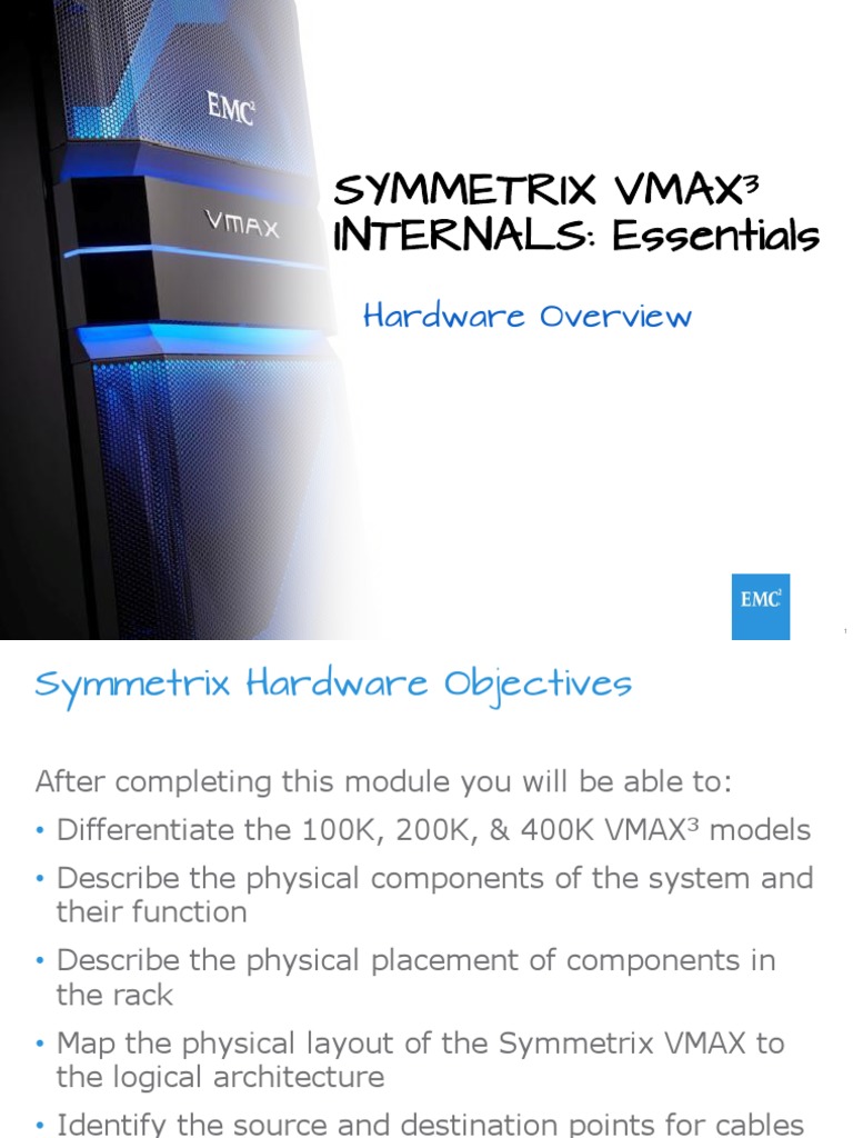 Symmetrix VMAX3 Internals Essentials | PDF | Solid State Drive | Multi ...