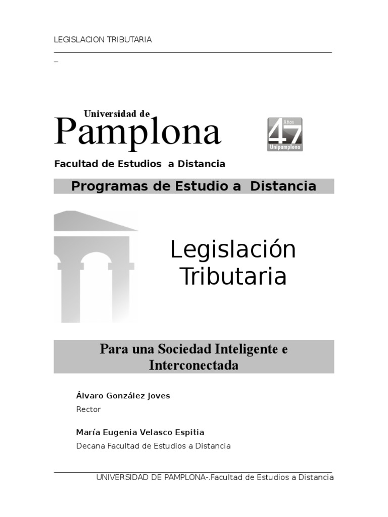 Legislacion Tributaria | PDF | Impuestos | Producto Interno Bruto