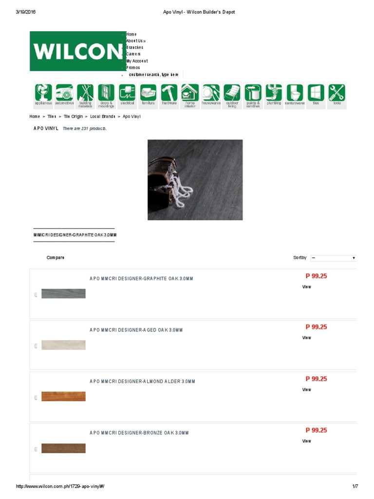 Apo Vinyl Flooring Options | PDF | Home & Garden | Art