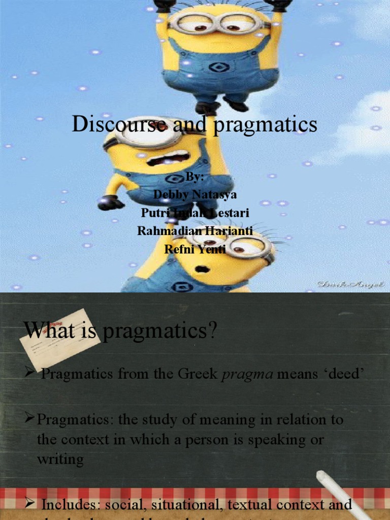 Discourse and Pragmatics | PDF | Discourse | Context (Language Use)