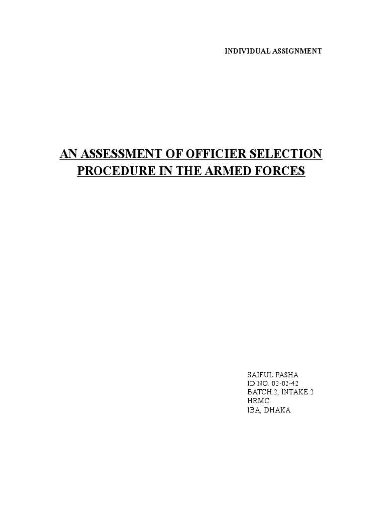 Armed Forces Officer Selection Guide | PDF | Intelligence Quotient ...