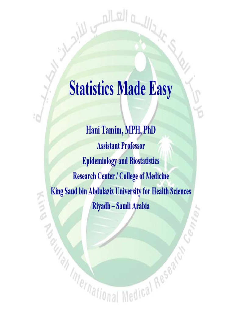 Statistics Made Easy Presentation | Download Free PDF | Correlation And ...