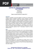 Maxicef Indicaciones, Posologia | PDF | Penicilina | Medicamentos con ...