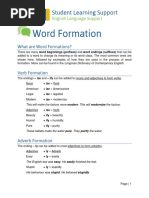 Word Form List | PDF | Science | Philosophical Science