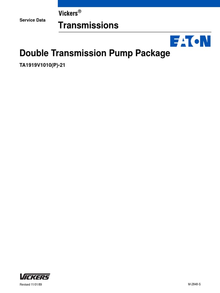 Ta 19 V10 | PDF | Valve | Pump