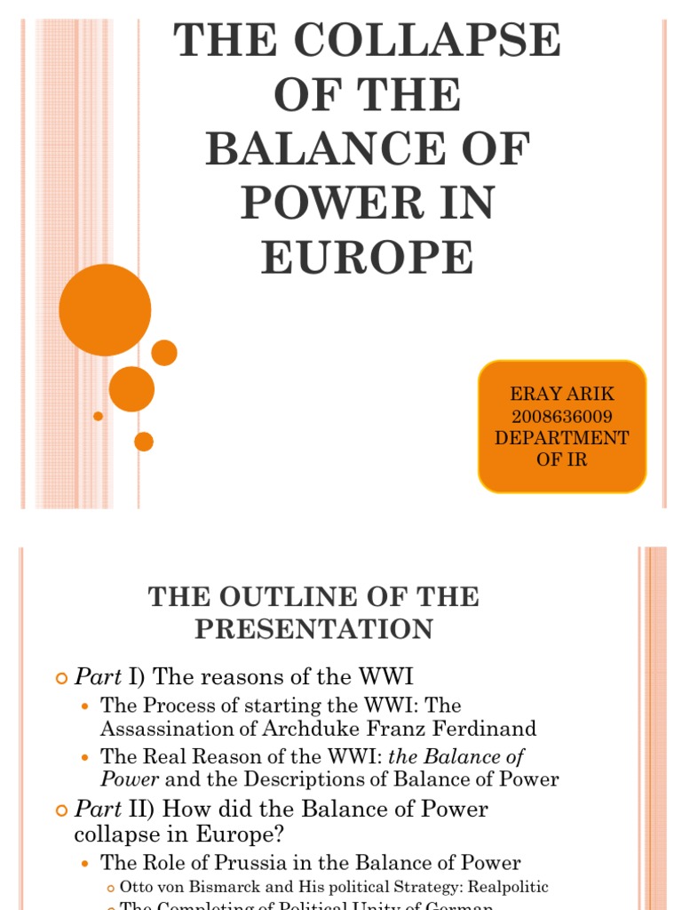 The History of Balance of Power in Europe | Download Free PDF | Otto ...