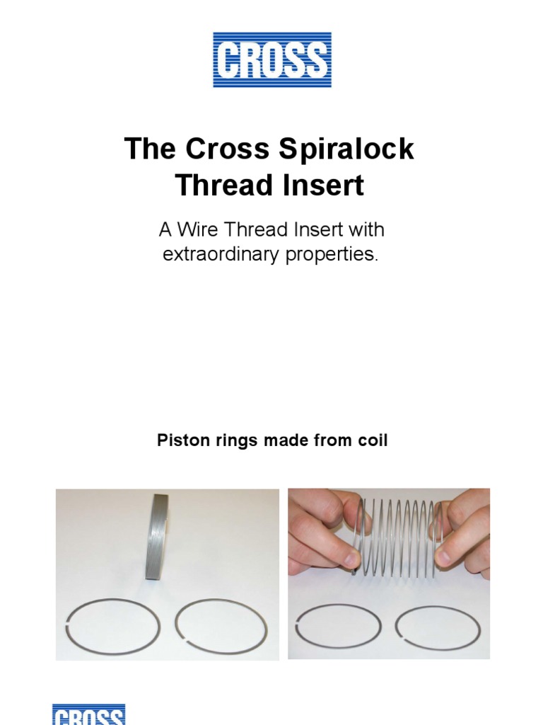 Evaluation of the Locking Performance of the Cross Spiralock Wire ...