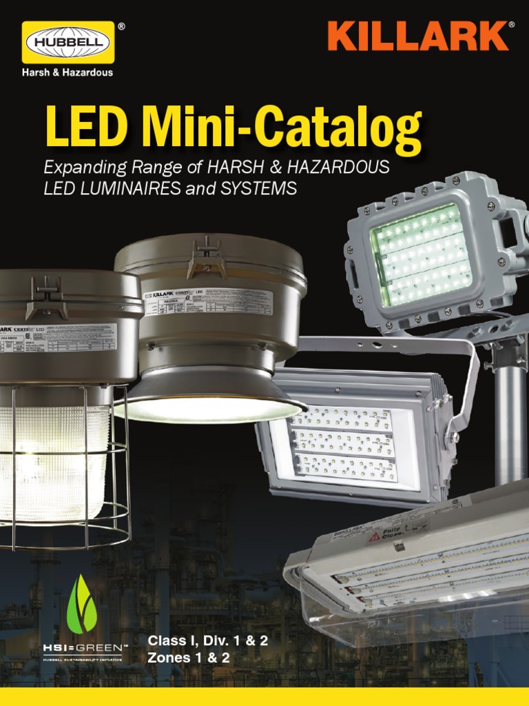 HKMC-Killark Mini Cat LED Draft 042315 | PDF | Lighting | Light Emitting Diode