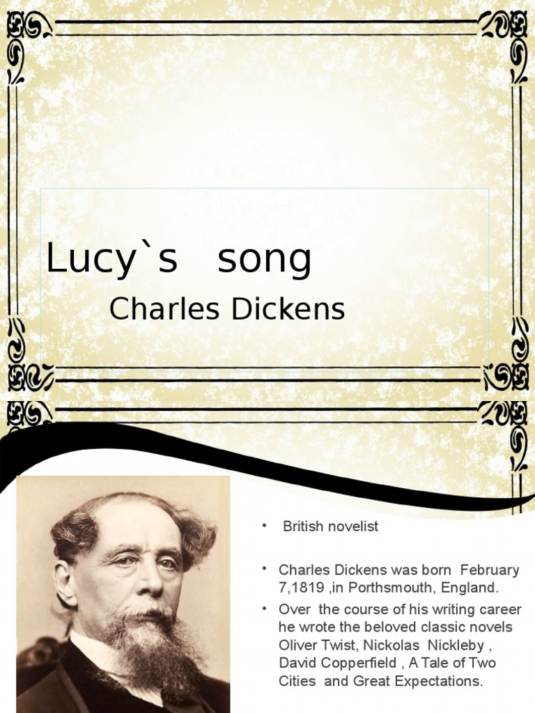 Lucy's Song | PDF | Charles Dickens | Poetry
