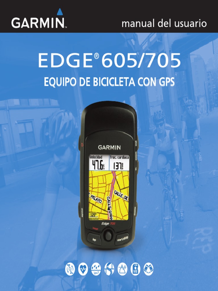 Garmin Edge 705 | PDF | Sistema de Posicionamiento Global | Ritmo