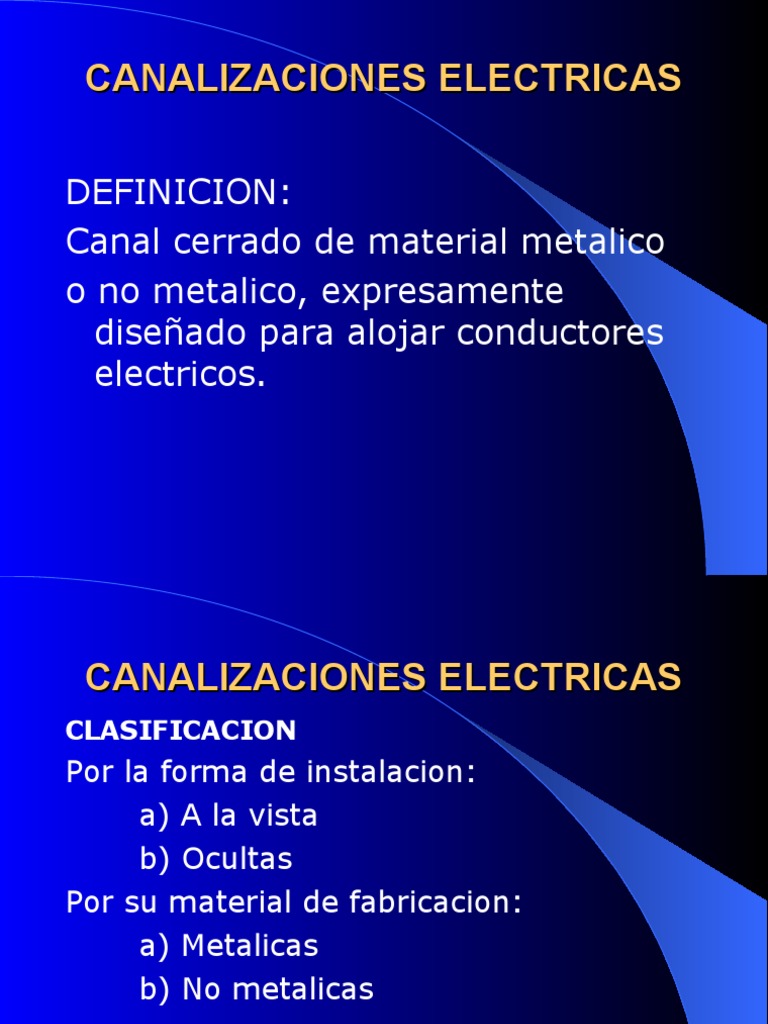 Canalizaciones Electricas | PDF | Tubería (transporte de fluidos) | Science