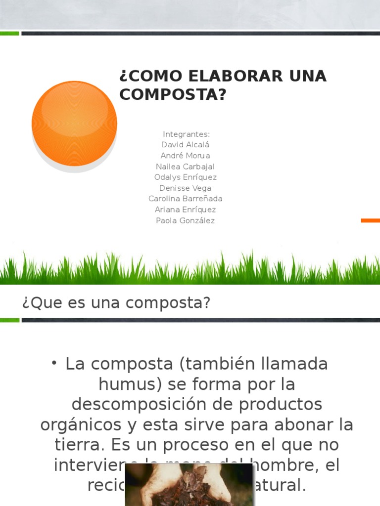 Como Elaborar Una Composta | Compost | Residuos