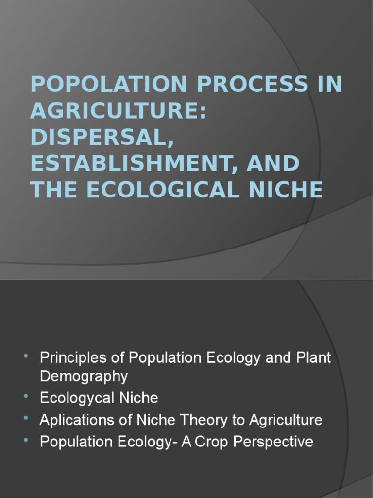 08.population Process in Agriculture | PDF
