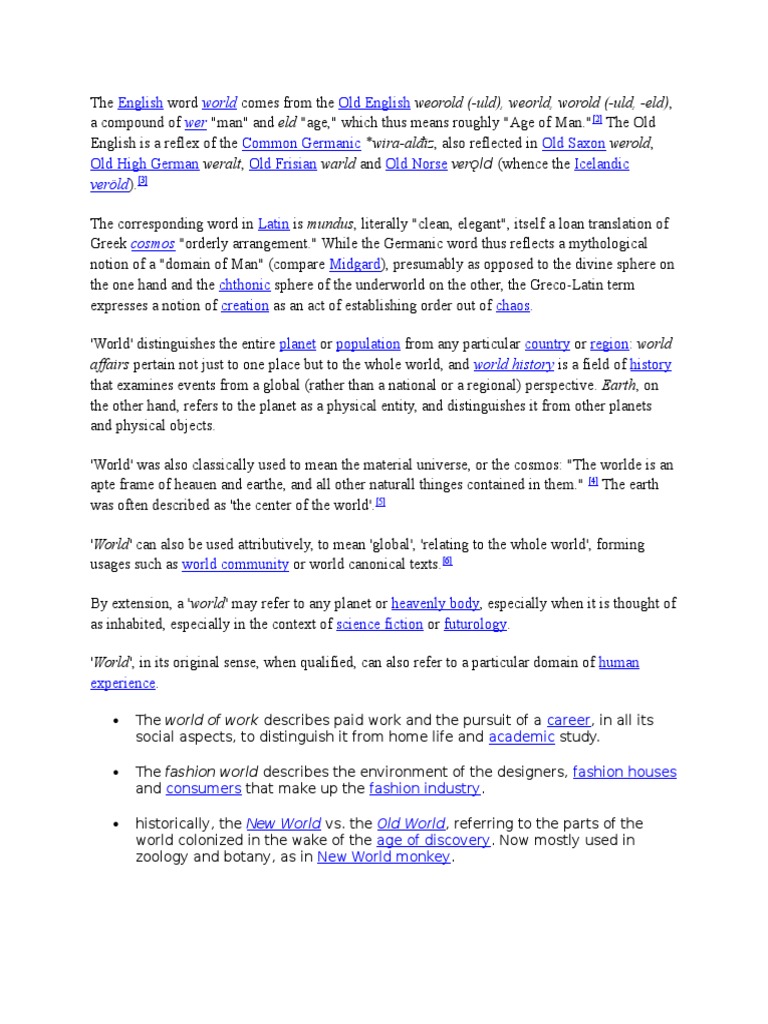 Ǫld (Whence The: English Old English Common Germanic Old Saxon Old High ...