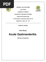 Pathophysiology of Acute Gastroenteritis | PDF | Diarrhea | Human Feces