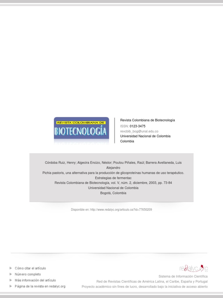 Pichia pastoris | Plásmido | ADN