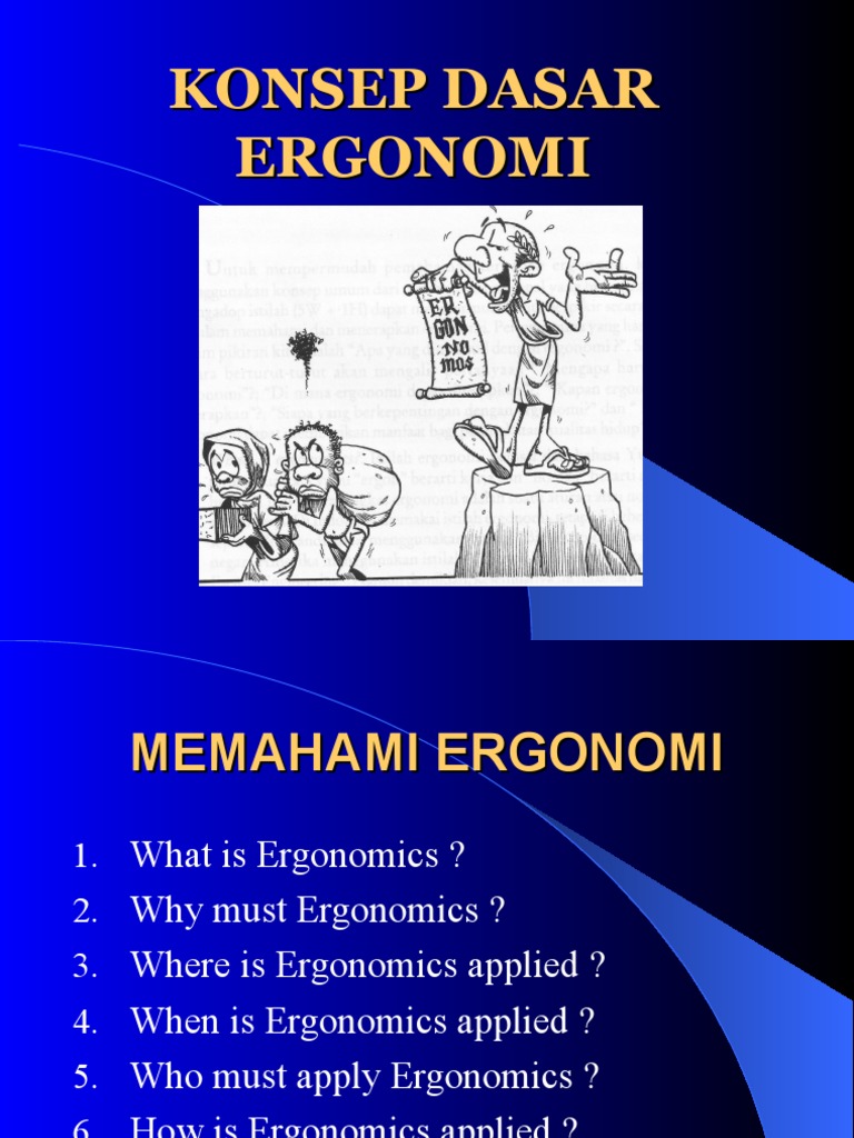Konsep Dasar Ergonomi - Tarwaka, PGDip - Sc.,M.Erg | PDF | Komputer