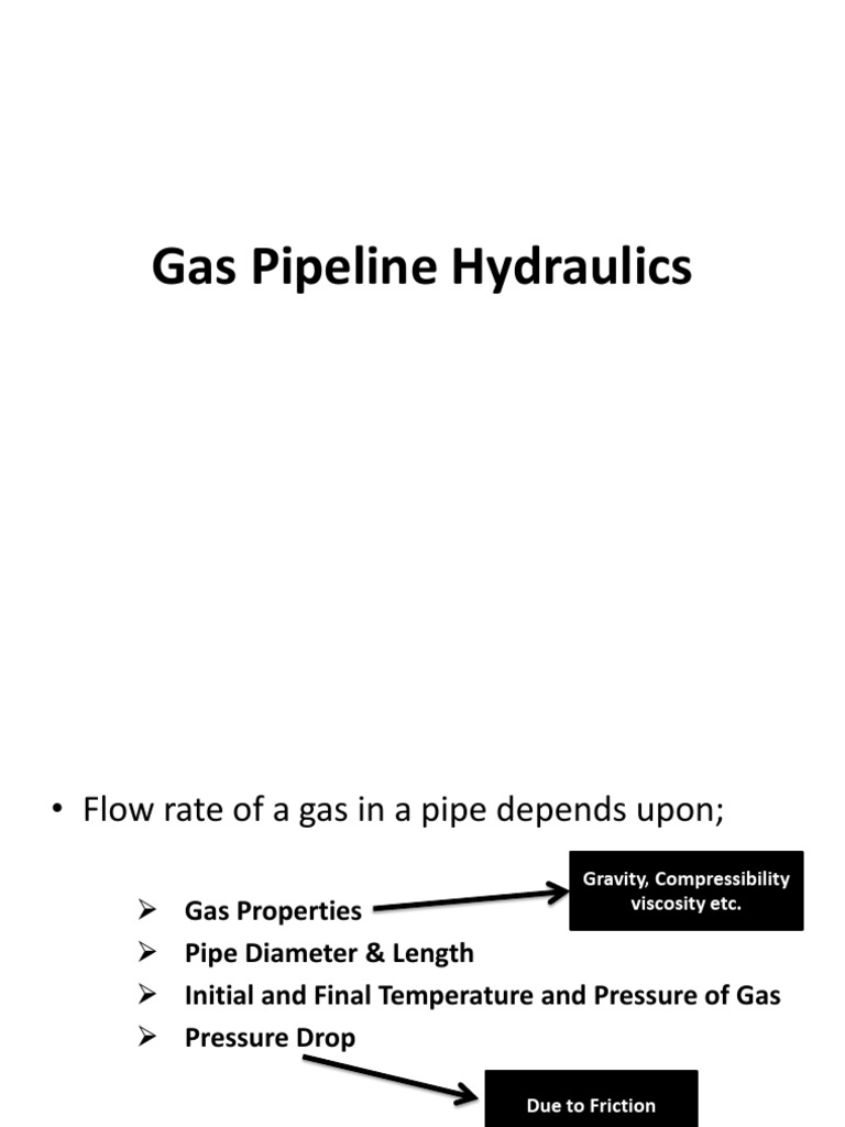 Gas Pipeline Hydraulics | PDF | Fluid Dynamics | Gases