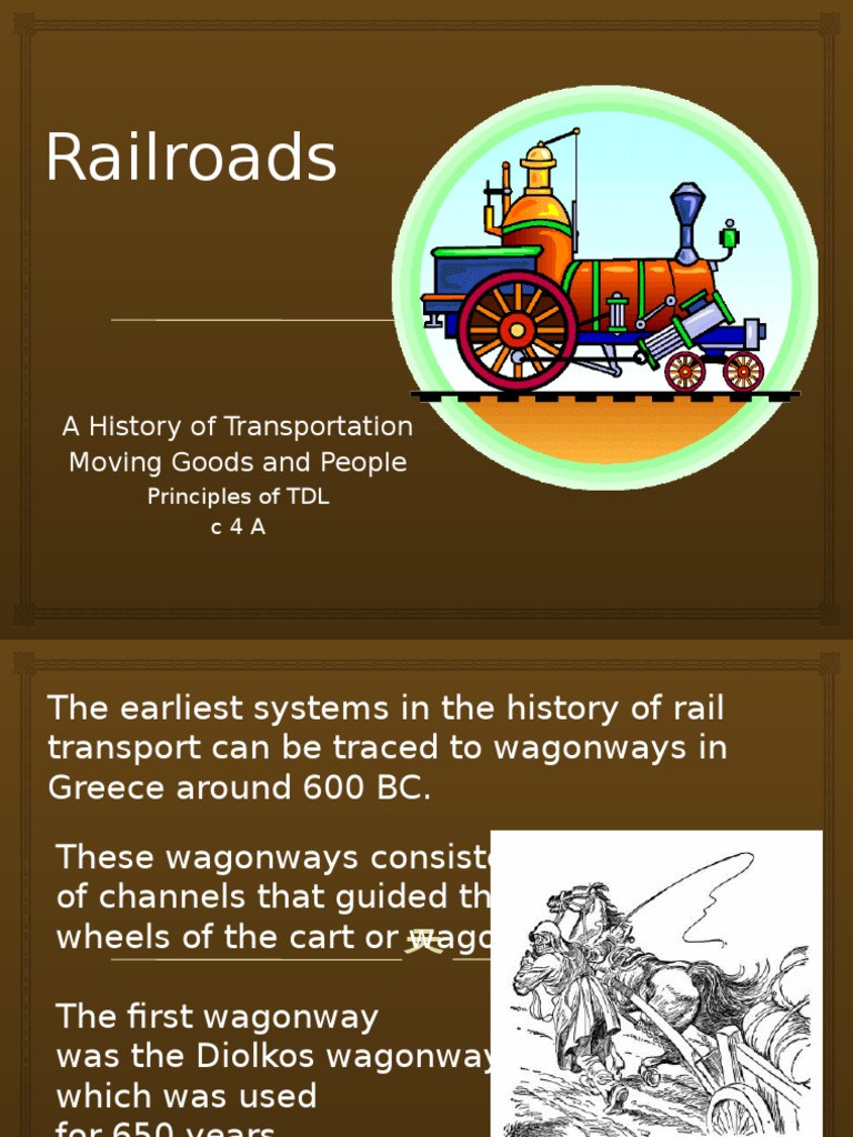 History and Evolution of Rail Transport | PDF | Wagonway | Rail Transport