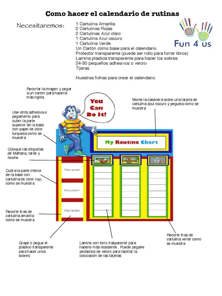 Calendario de Rutinas PDF | PDF