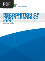 TESDA RPL Instrument | PDF | Finance & Money Management