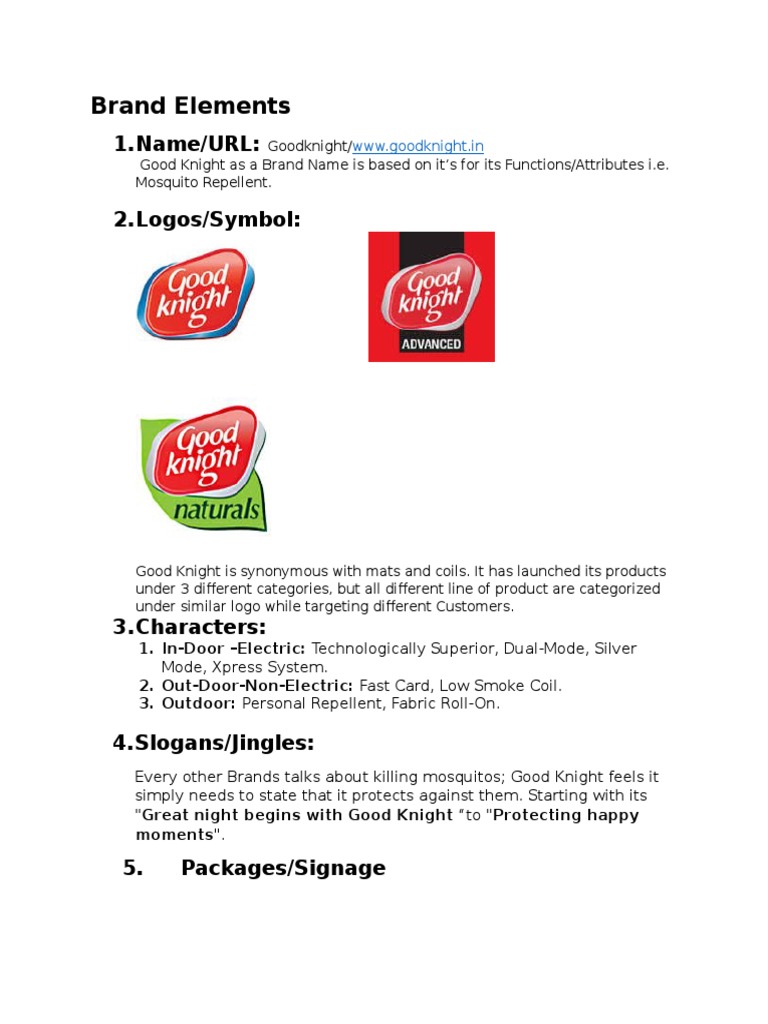 Good Knight Brand Overview and Values | PDF | Business | Technology ...