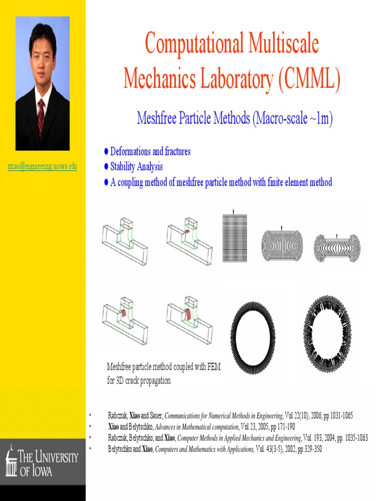 Computational Multiscale Mechanics Laboratory (CMML) : Meshfree Particle Methods (Macro-Scale 1m ...