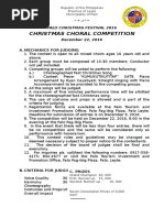 Caroling Contest Mechanics | PDF | Language Arts & Discipline | Foreign ...